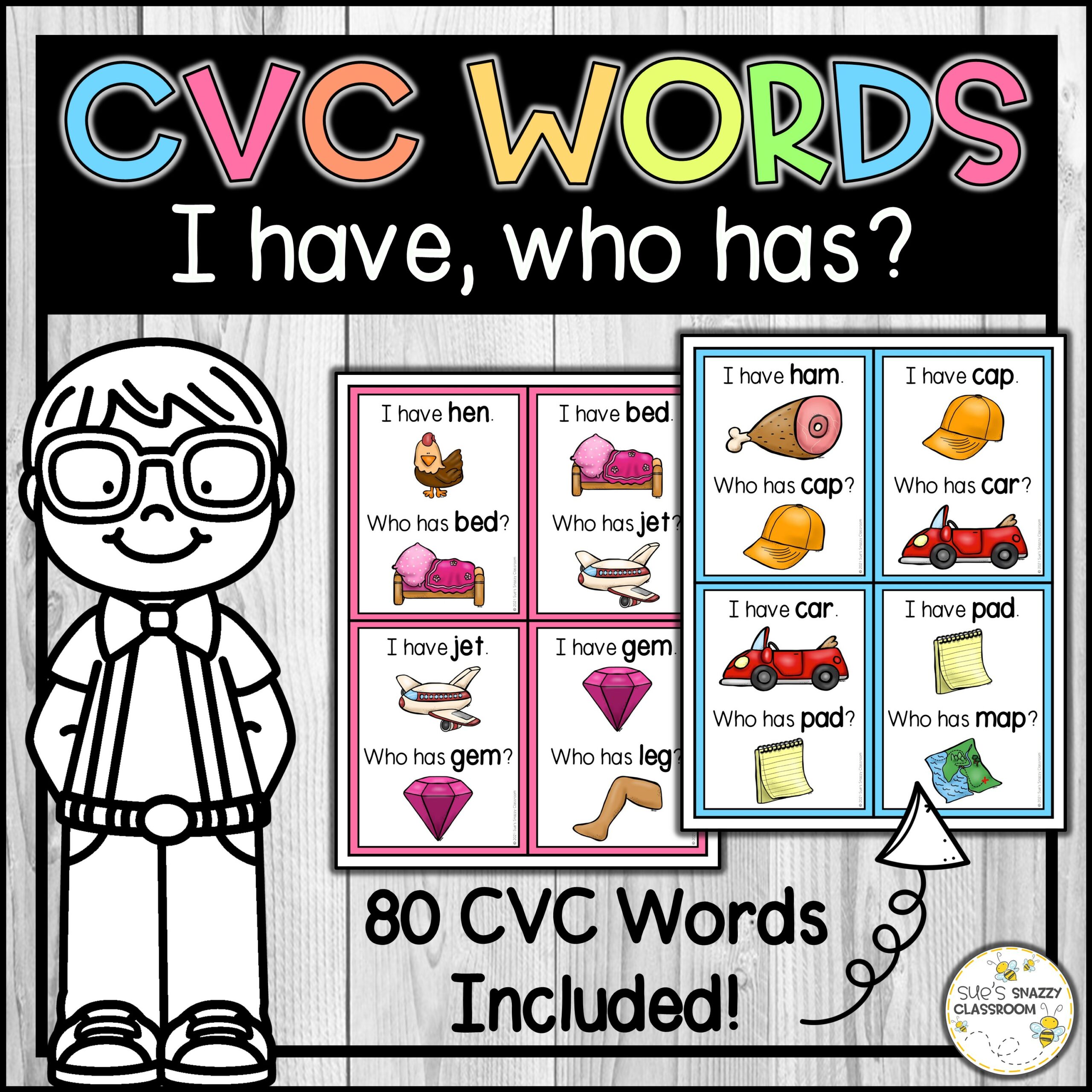 Short Vowel CVC Word Family Spin and Cover Activity - FREEBIE | Made By ...