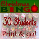 Christmas BINGO Class Game : 30 Students : Print and go! NO PREP, NO ...