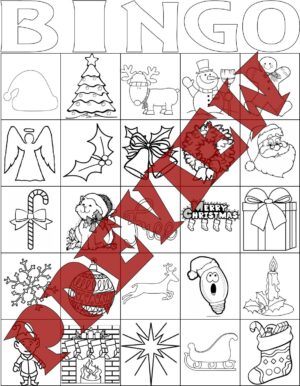 Christmas BINGO Class Game : 30 Students : Print and go! NO PREP, NO ...