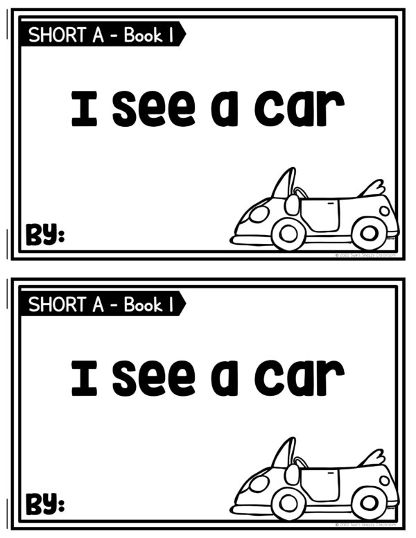 CVC Words | Emergent Readers | Reading Fluency Practice Books | Made By ...