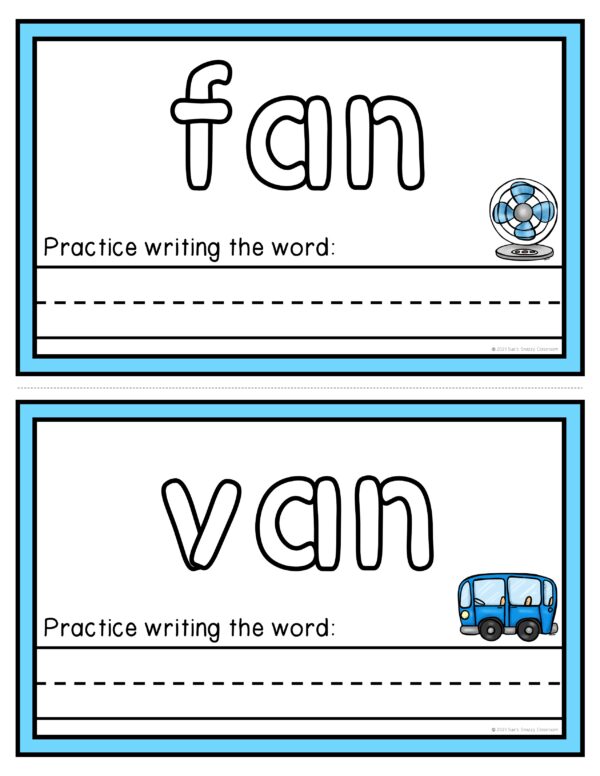 CVC Words Play Dough Mats - Read, Make and Write Activity | Made By ...