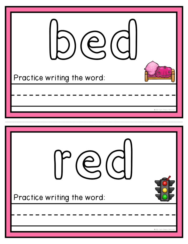 CVC Words Play Dough Mats - Read, Make and Write Activity | Made By ...