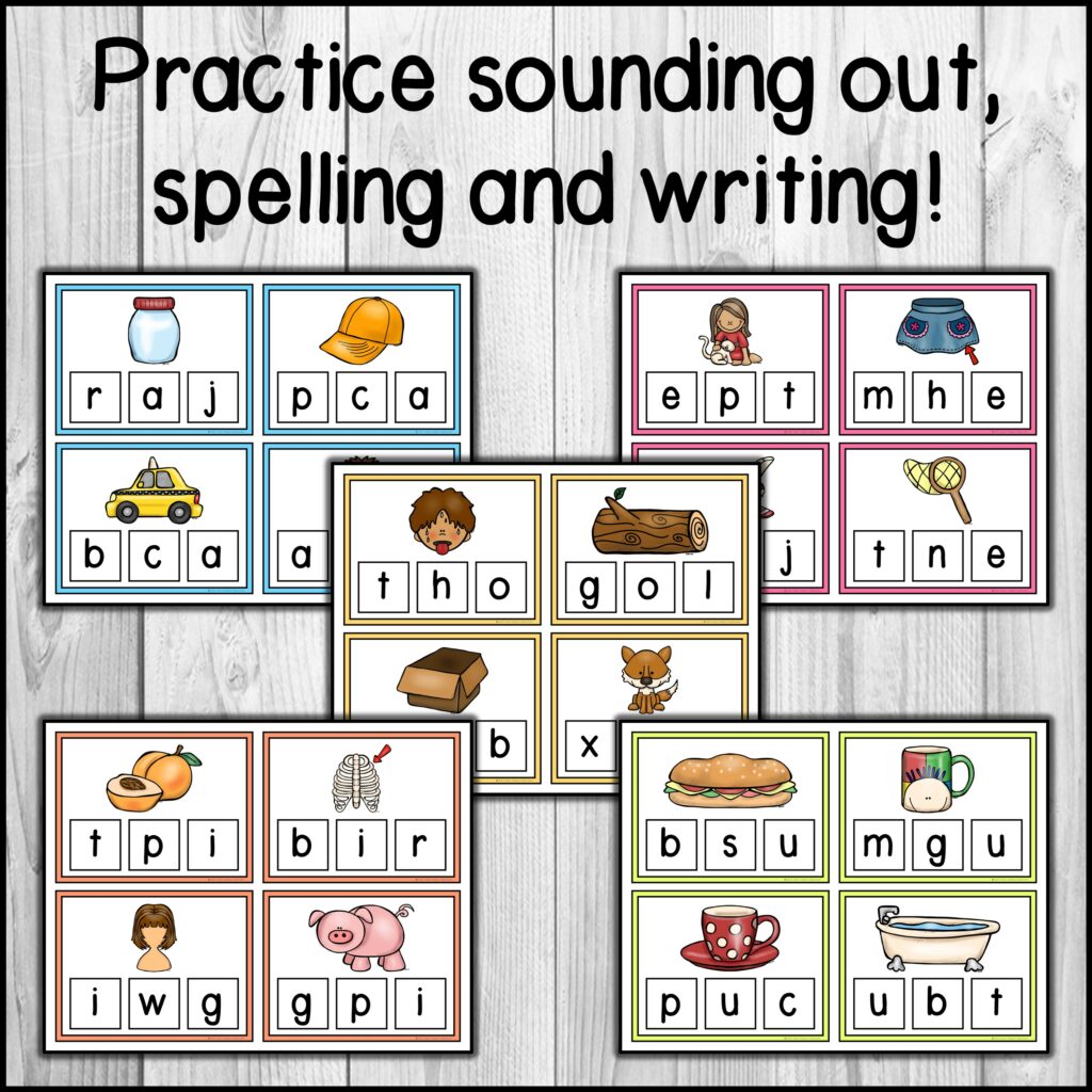 Scrambled CVC Words Activity - Spelling Literacy Center | Made By Teachers