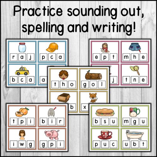 Scrambled CVC Words Activity - Spelling Literacy Center | Made By Teachers
