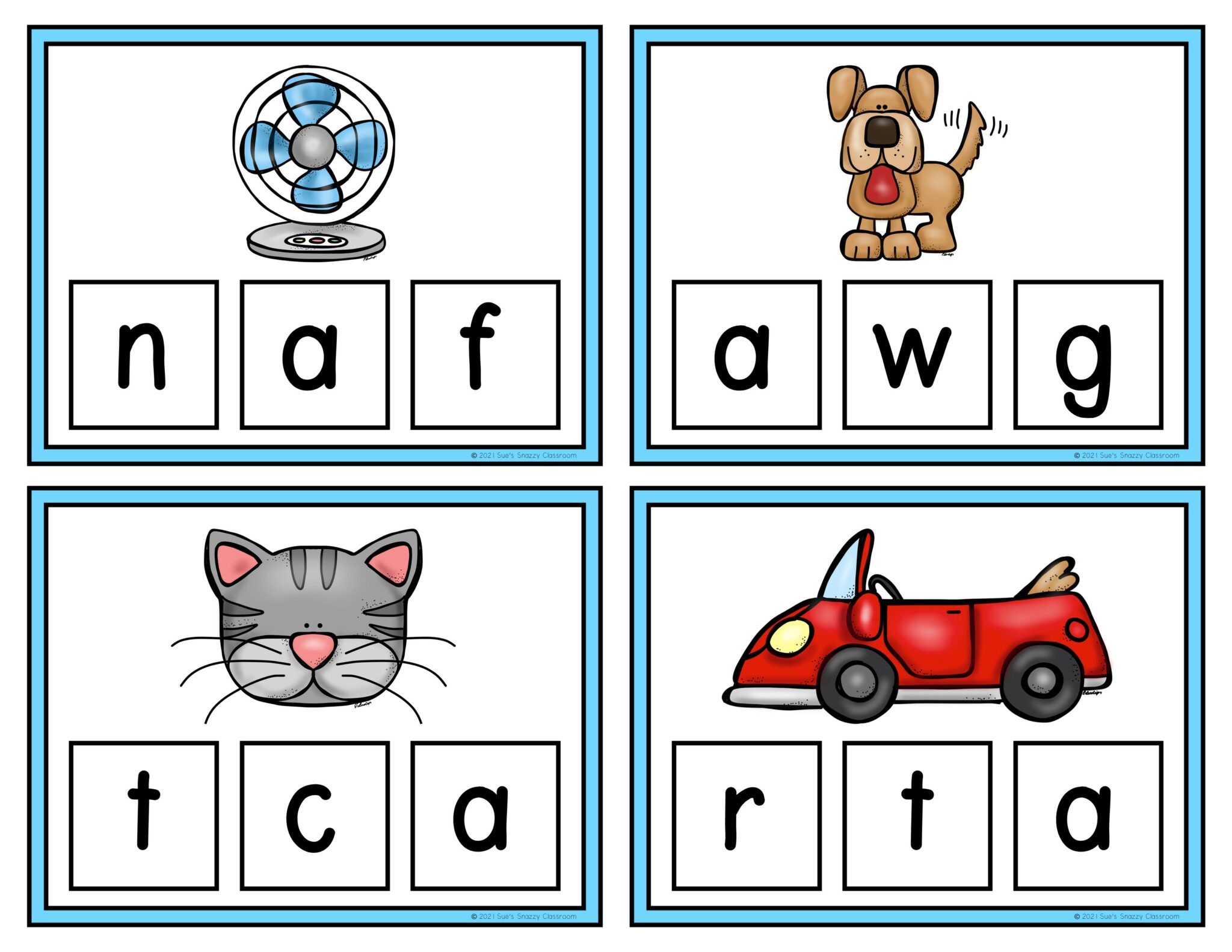 Scrambled CVC Words Activity - Spelling Literacy Center | Made By Teachers