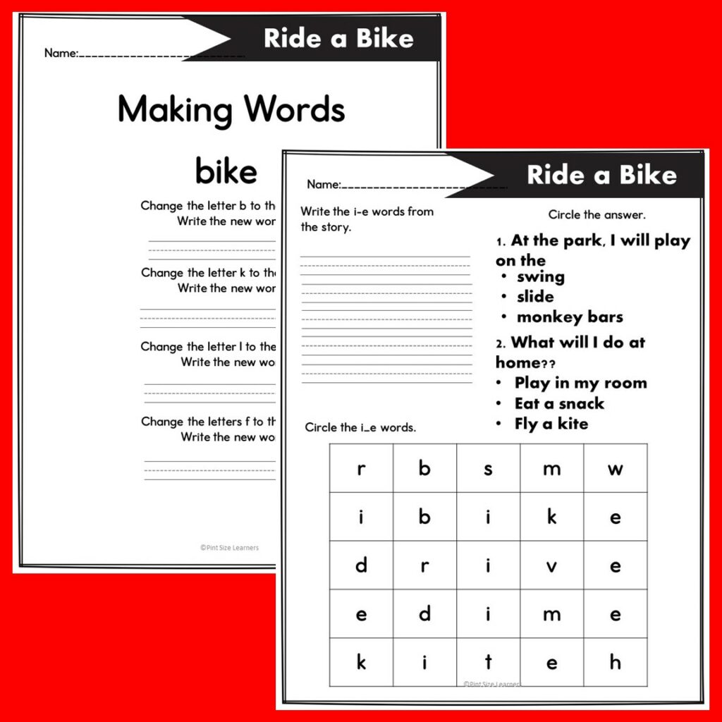CVCe Decodable Readers and Worksheets | Made By Teachers