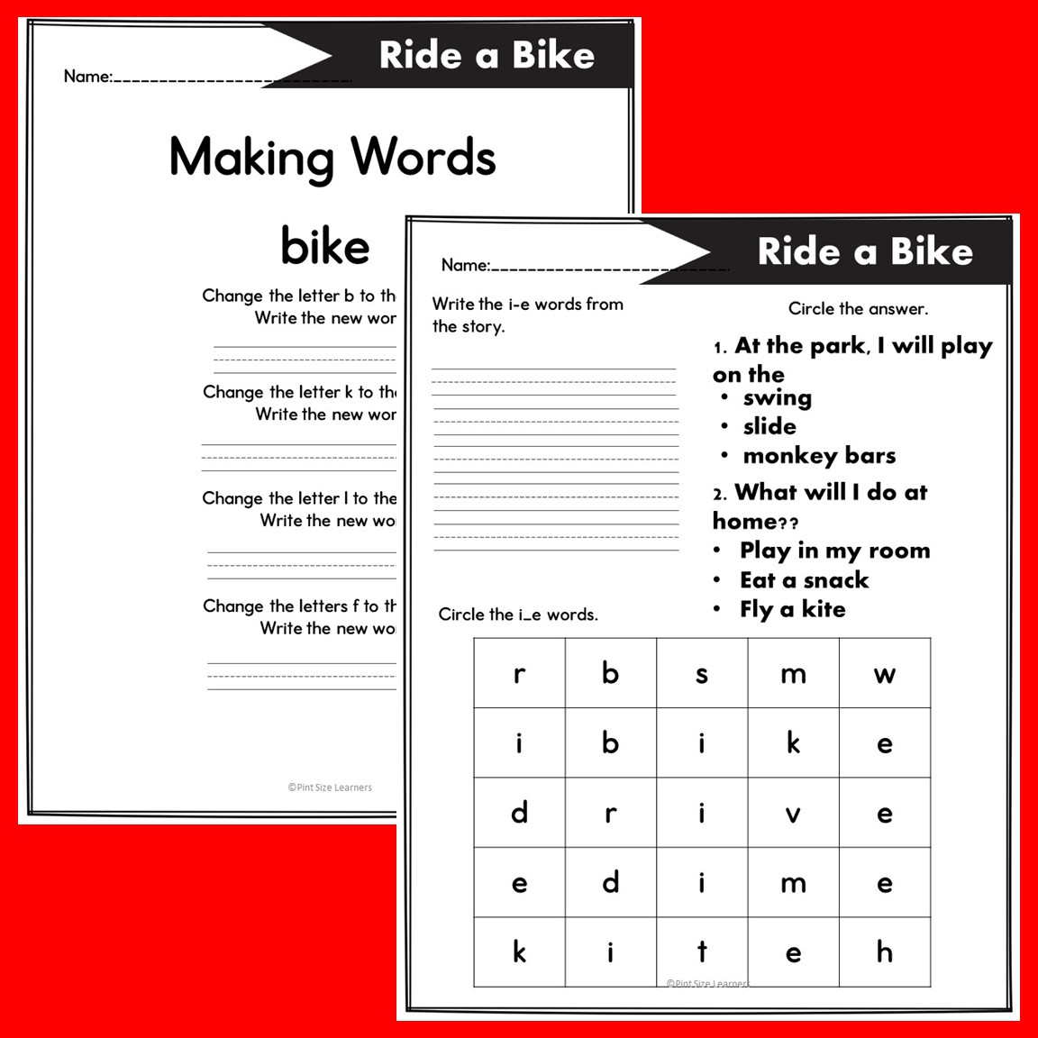 CVCe Decodable Readers and Worksheets | Made By Teachers