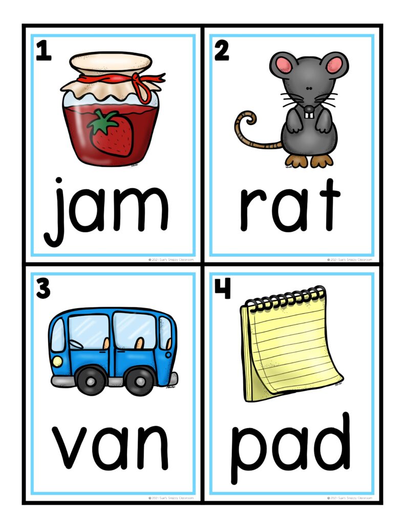 Short Vowel CVC Words - Write the Room - Literacy Center - Made By Teachers