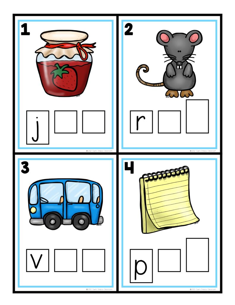 Short Vowel CVC Words - Write the Room - Literacy Center | Made By Teachers