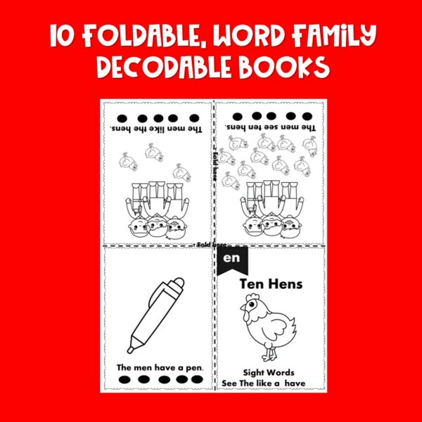 Decodable Readers | Word Families | CVC Words | Made By Teachers