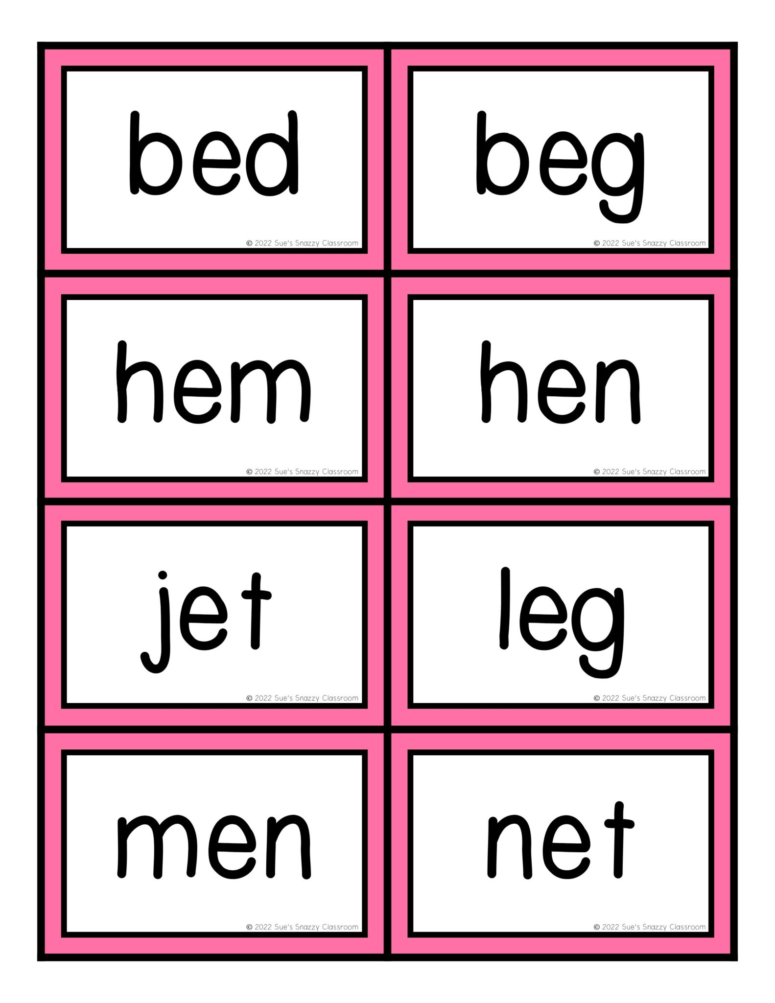 CVC Word Center - Read Build and Write Activity - Short Vowel Practice ...
