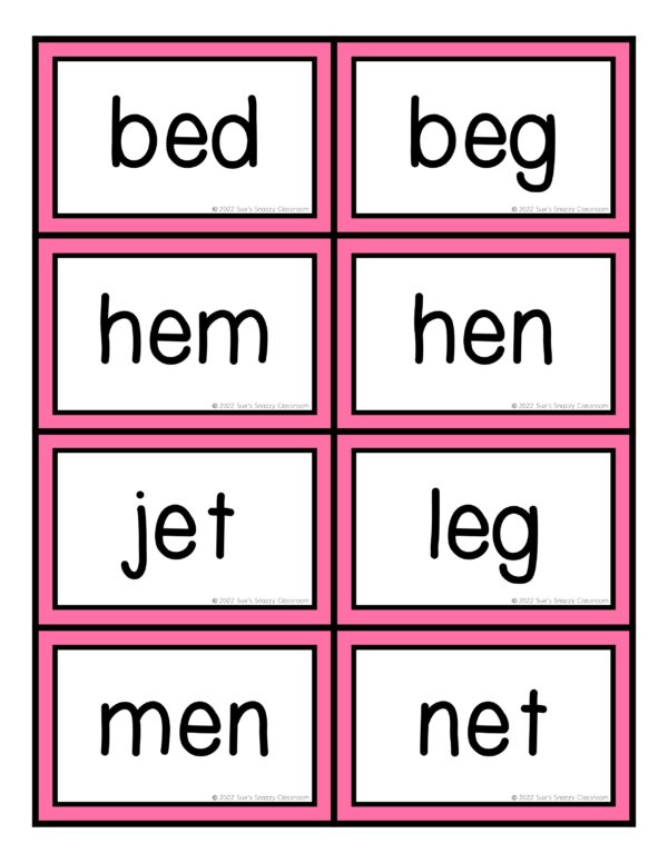 CVC Word Center - Read Build and Write Activity - Short Vowel Practice ...