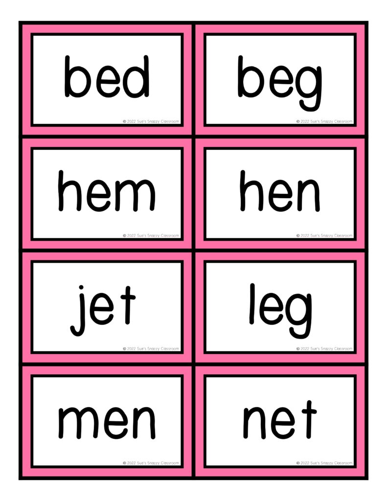 CVC Word Center - Read Build and Write Activity - Short Vowel Practice ...