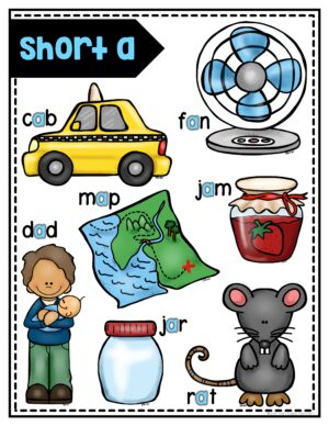 Short Vowel CVC Word Family Anchor Charts | Made By Teachers