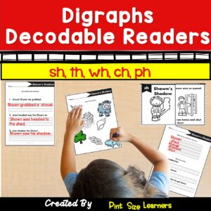 Decodable Readers | Digraphs | Wh Ch Sh Th Ph | Made By Teachers