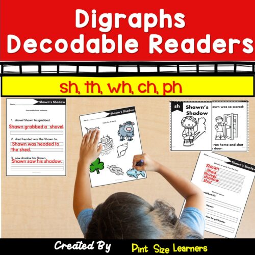 Decodable Readers | Digraphs | Wh Ch Sh Th Ph | Made By Teachers