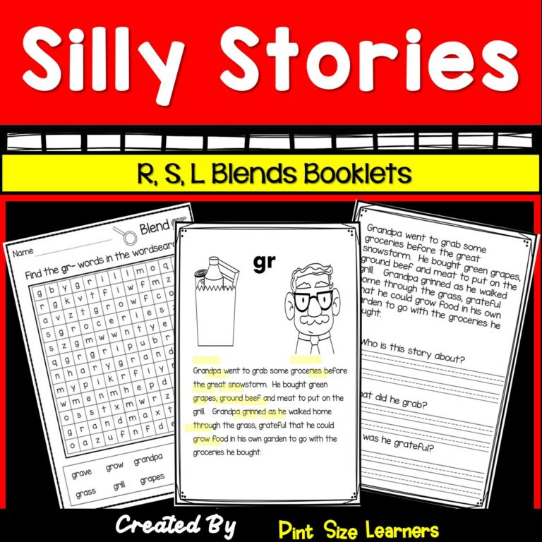 Decodable Student Readers | Beginning Blends | Blends R S L | Made By ...