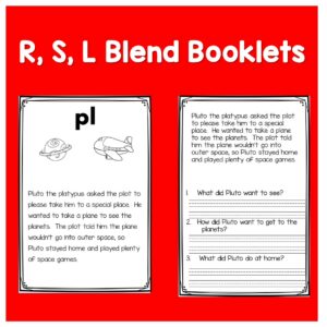 Decodable Student Readers | Beginning Blends | Blends R S L | Made By ...