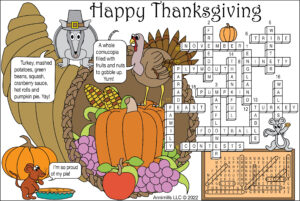 Thanksgiving Then and Now Printable Puzzle Packet - with Bonus Maze ...