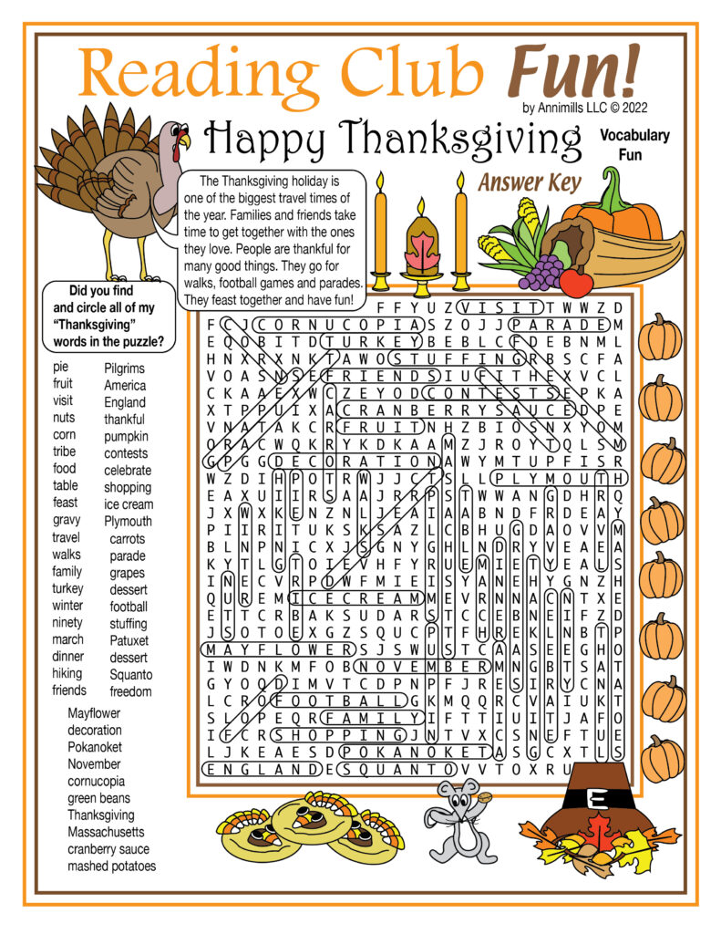Thanksgiving Then and Now Printable Puzzle Packet - with Bonus Maze ...