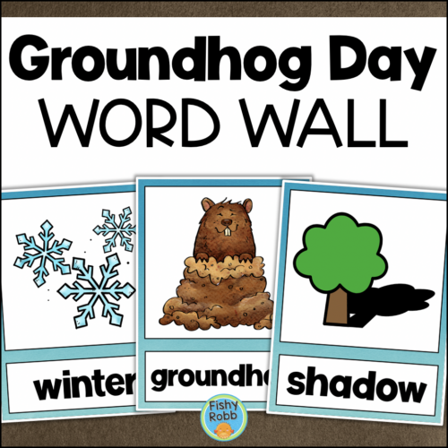 Groundhog Day Word Wall Cards & Worksheets Word Search Punxsutawney ...