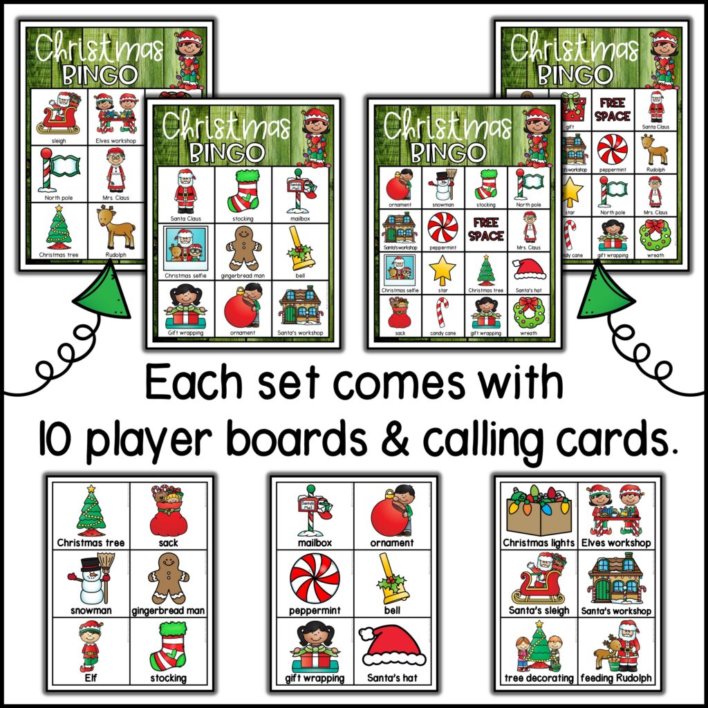 Christmas Bingo Games Set | Made By Teachers