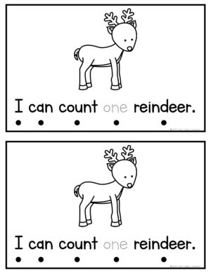 Christmas Counting 1-10 | Emergent Reader | Reading Fluency Practice ...
