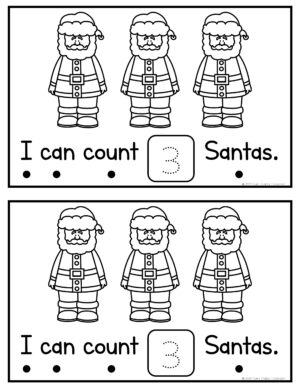 Christmas Counting 1-10 | Emergent Reader | Reading Fluency Practice ...