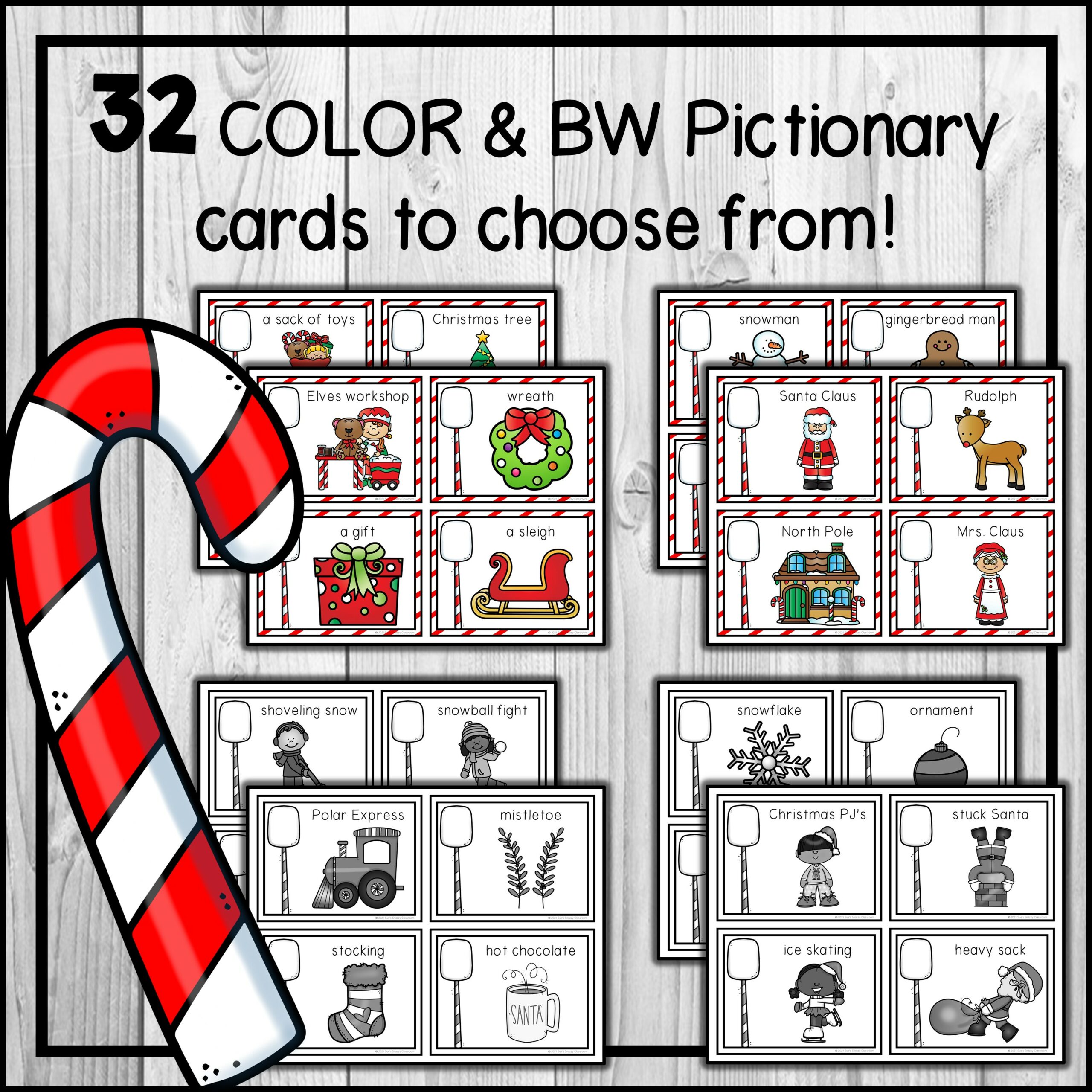 Christmas Games - Charades and Pictionary | Made By Teachers