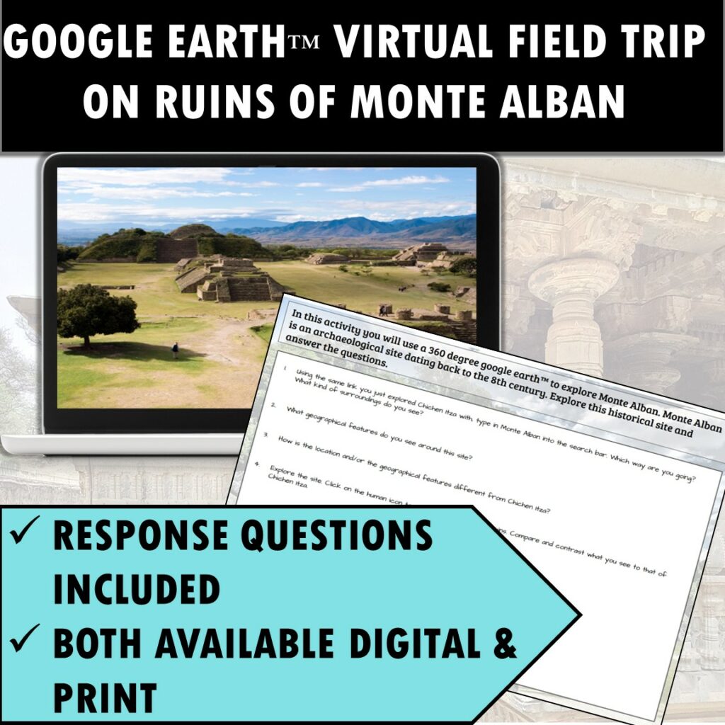 Virtual Field trip on Mesoamerica and Map activities for Middle/High ...