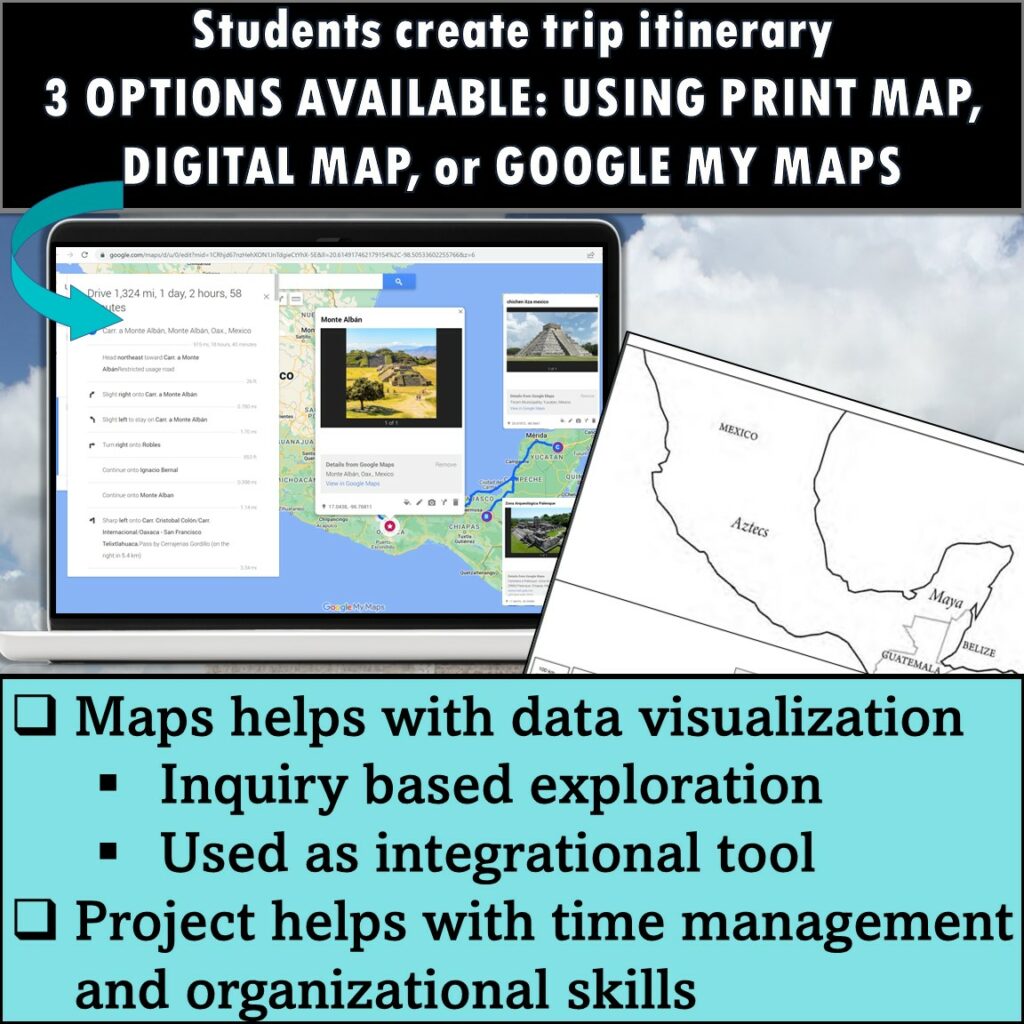 Virtual Field trip on Mesoamerica and Map activities for Middle/High ...