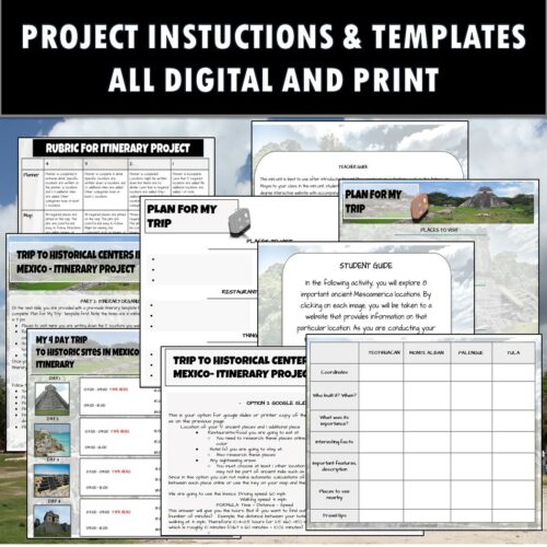 Virtual Field trip on Mesoamerica and Map activities for Middle/High ...