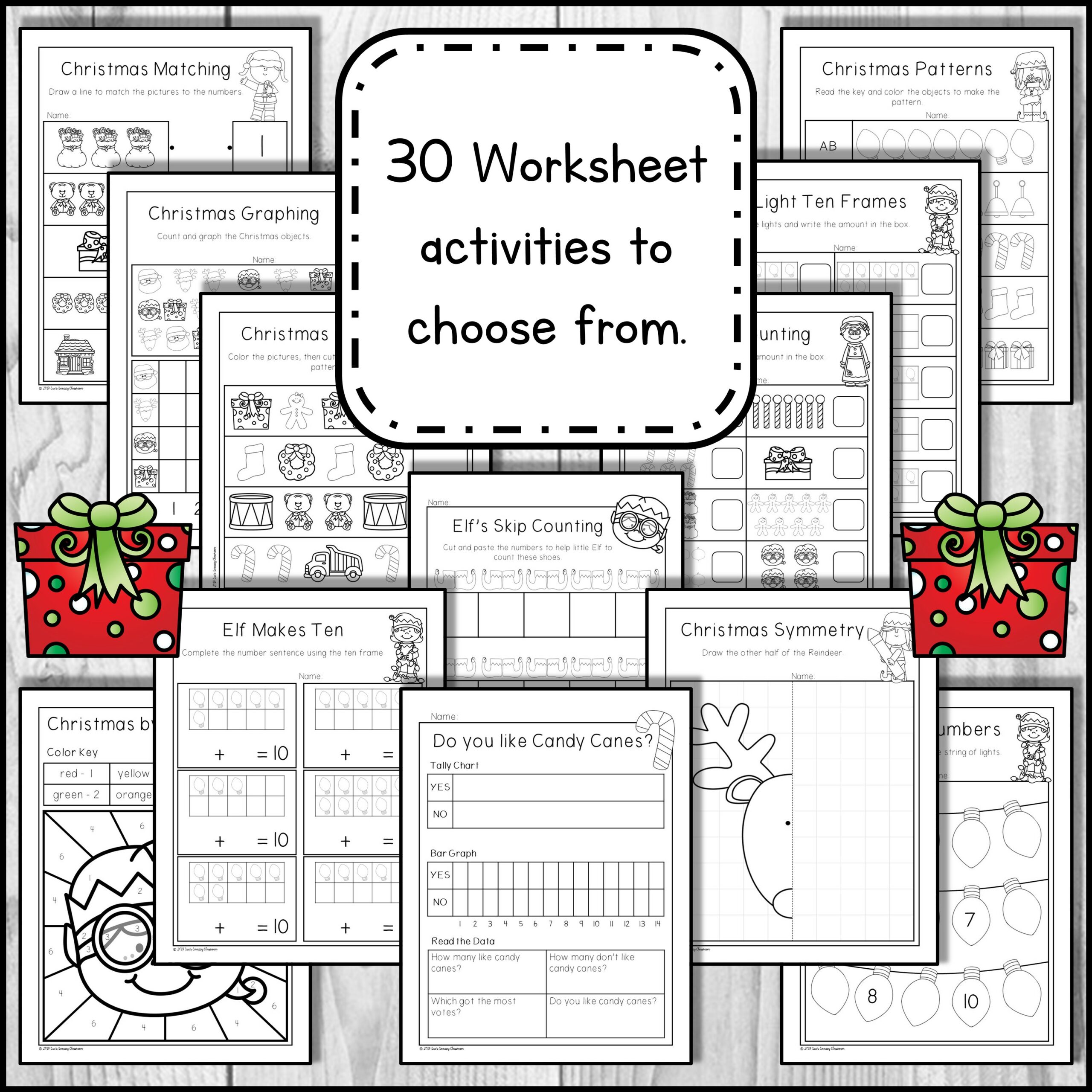 Christmas Math Worksheets, Activities and Centers | Made By Teachers