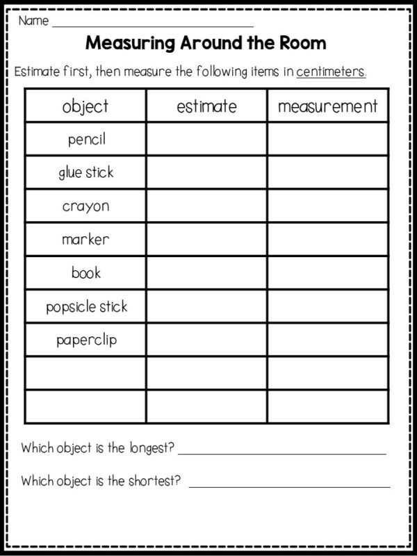 Measurement Unit for Second Grade | Made By Teachers