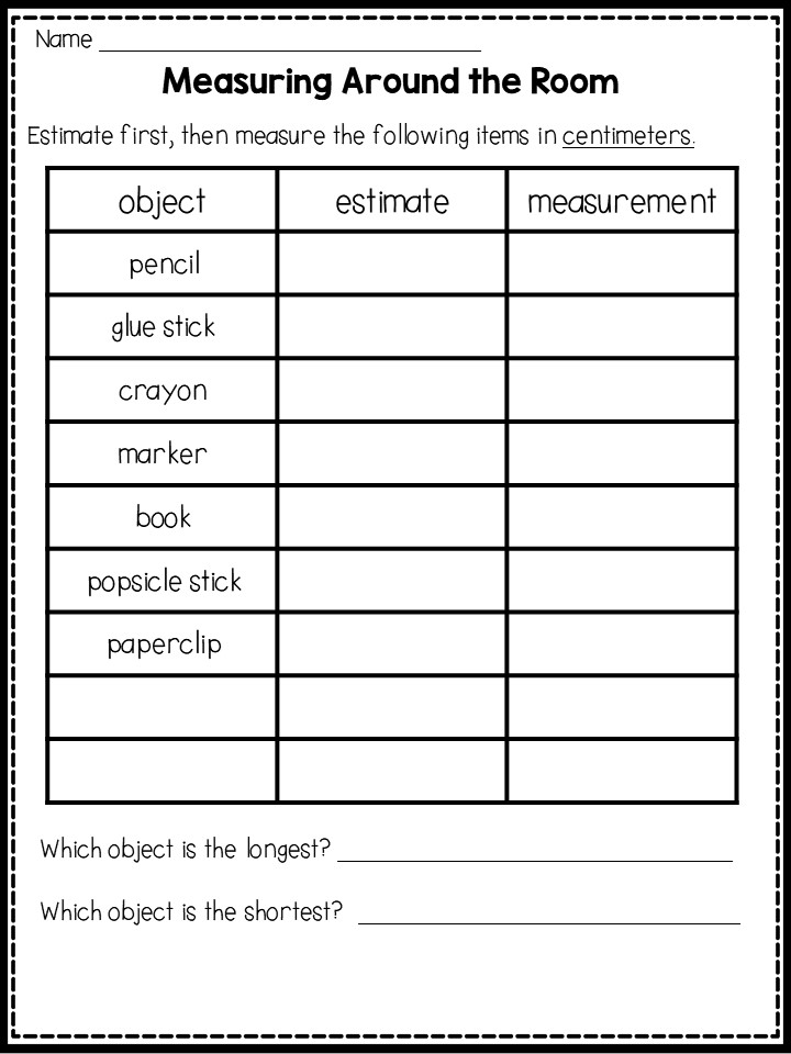 Measurement Unit for Second Grade | Made By Teachers