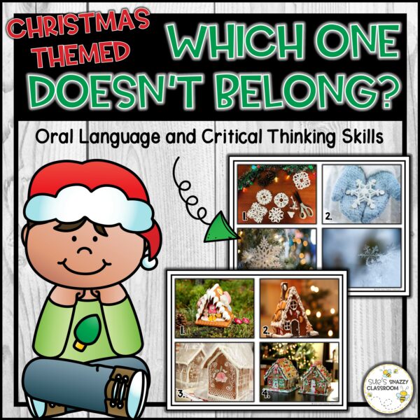 Christmas Themed - Which One Doesn't Belong - Critical Thinking Skills ...