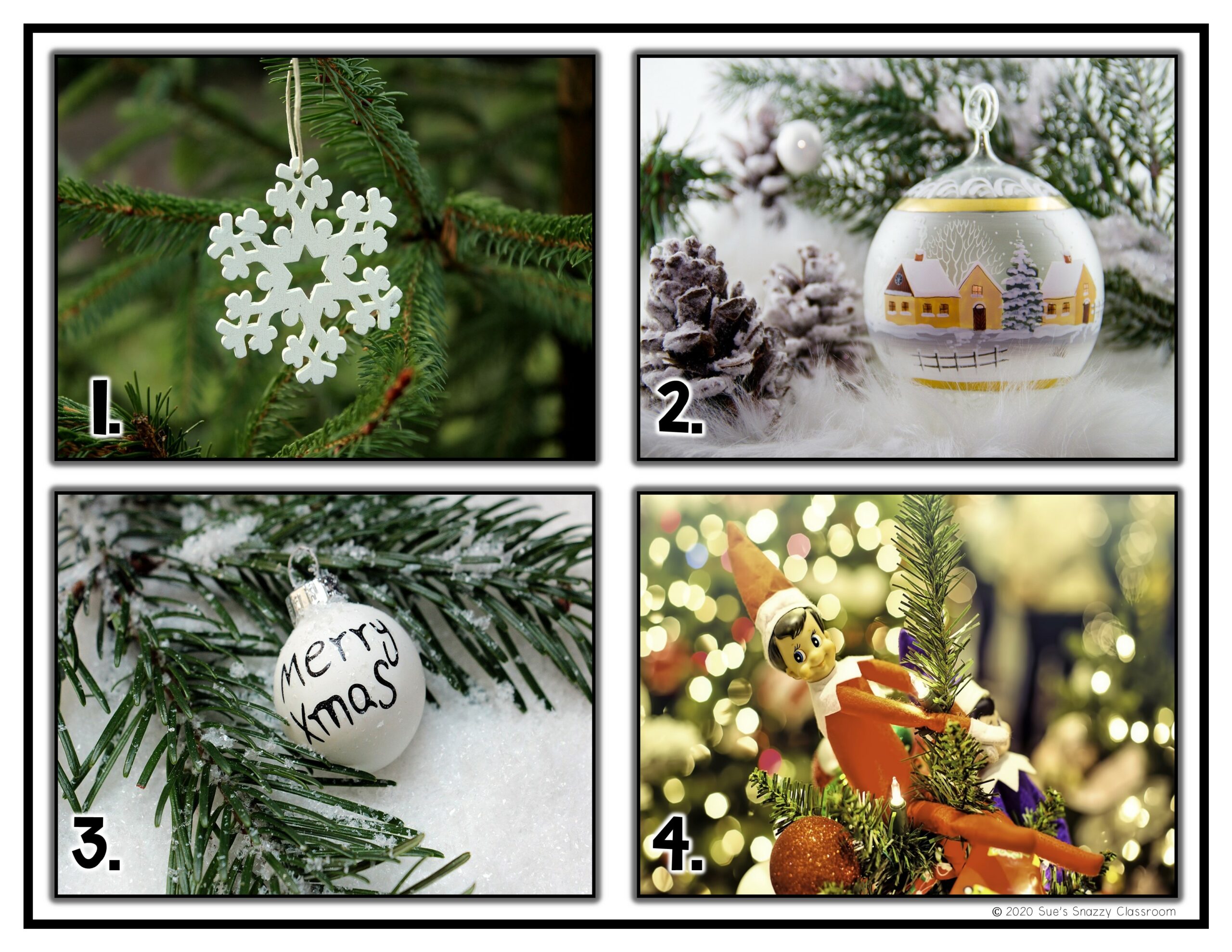 Christmas Themed - Which One Doesn't Belong - Critical Thinking Skills ...