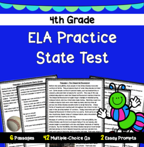 4th Grade ELA Practice State Test #1 | Made By Teachers