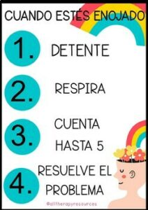 SPANISH VERSION - Emotional Regulation and Relaxation Poster - 3 ...