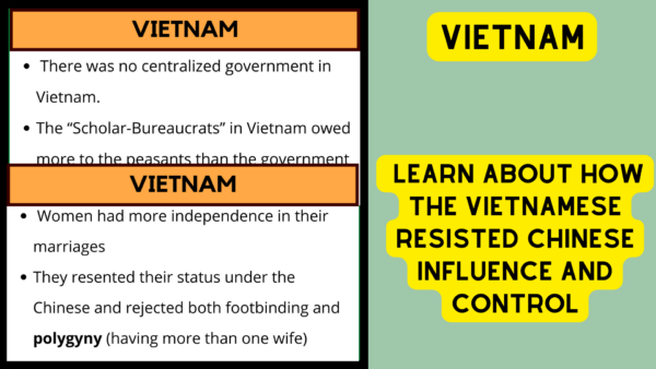 AP World History | Developments in East Asia | World History 1200-1450 ...