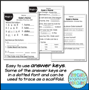 Decodable Reading Passages sion Ending - Orton Gillingham and Science ...