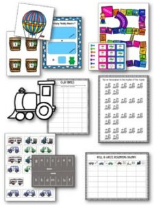 Transportation Themed Math & Literacy Centers and Printables | Made By ...