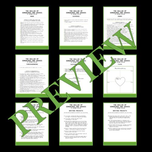 THE BALLAD OF SONGBIRDS AND SNAKES Novel Study | Made By Teachers