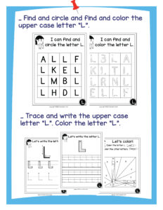 All About the Letter Ll | Alphabet Practice No Prep Worksheets for Kindergarten | Made By Teachers