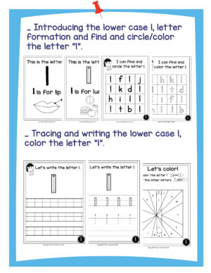 All About the Letter Ll | Alphabet Practice No Prep Worksheets for ...