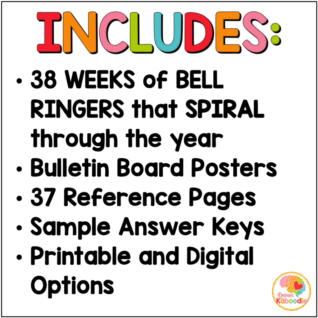 Daily Figurative Language Bell Ringer Warm Up Worksheets and Activities ...