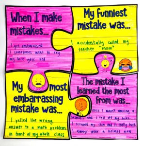 Puzzle Pieces Bulletin Board for Community Building: Back to School ...