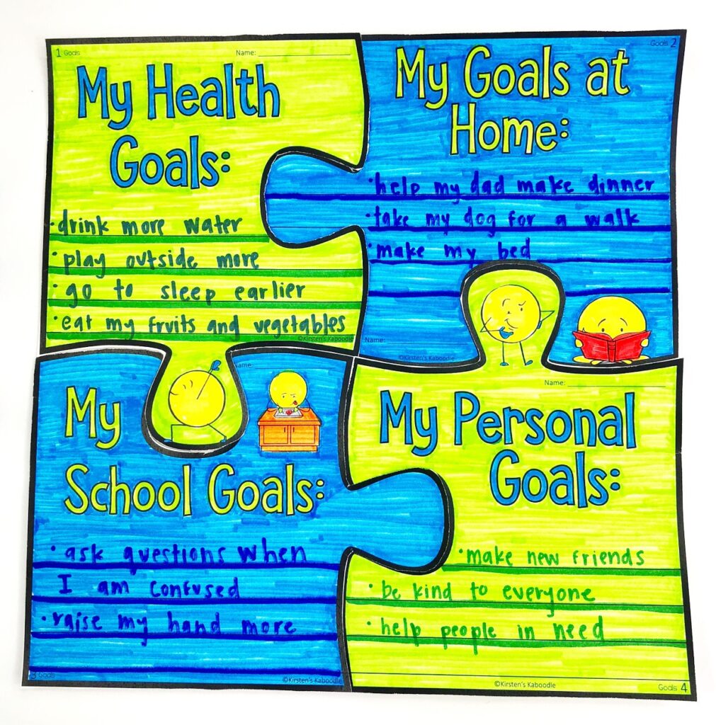 Puzzle Pieces Bulletin Board for Community Building: Back to School ...