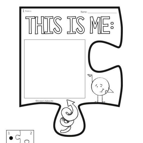 Puzzle Pieces Bulletin Board for Community Building: Back to School ...