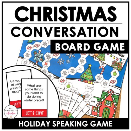 Christmas Conversation Question Board Game - 40 Holiday Question ...